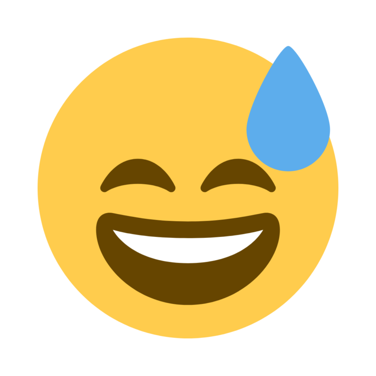 😅 Grinning Face With Sweat Emoji Guide - What Emoji 🧐