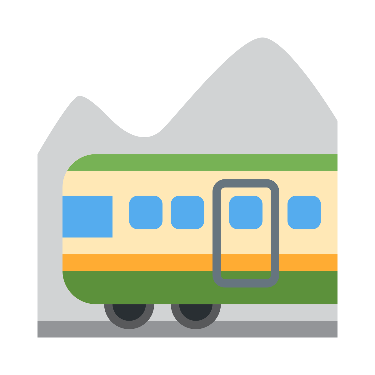 🚞 Mountain Railway Emoji - What Emoji 🧐
