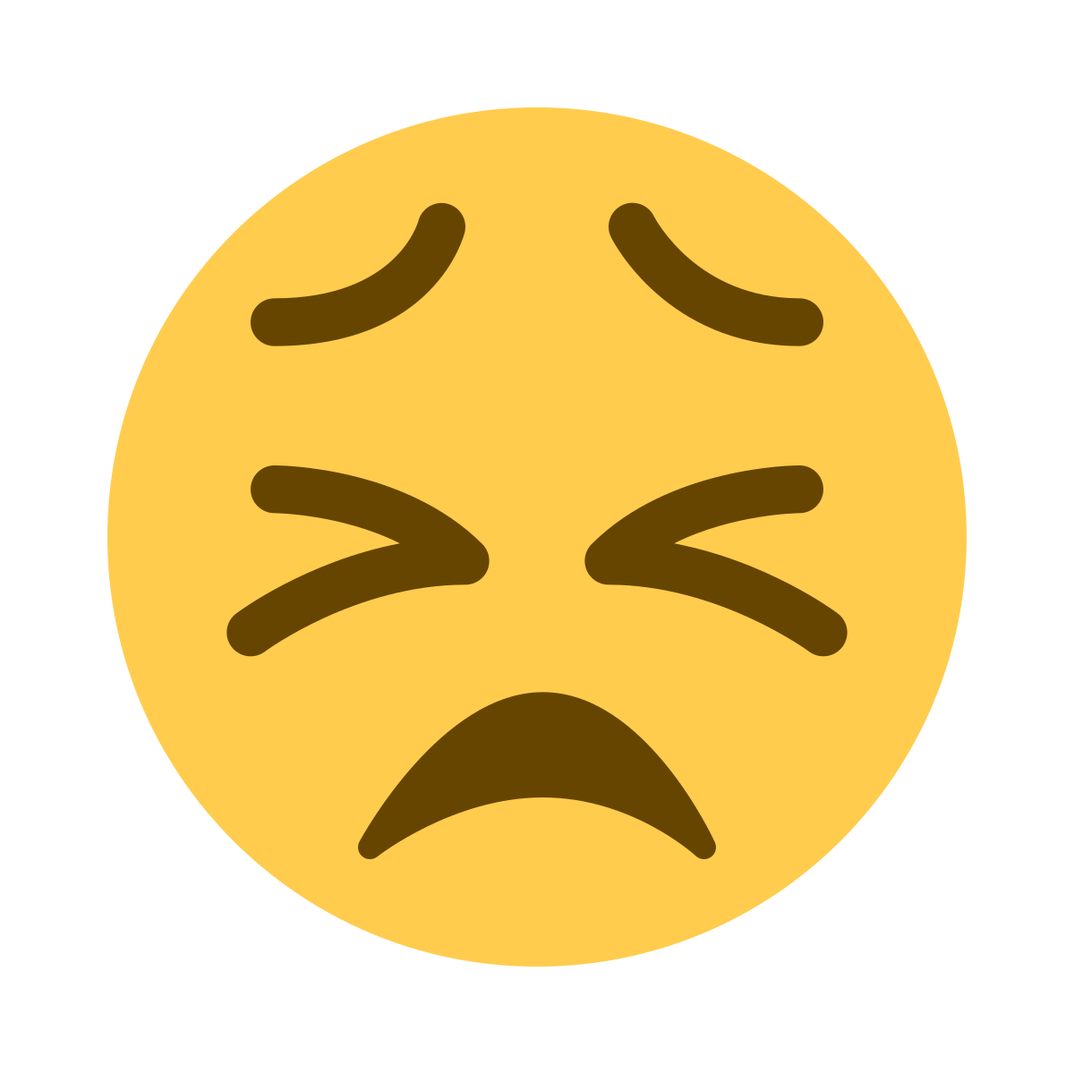 😣 Persevering Face Emoji - What Emoji 🧐