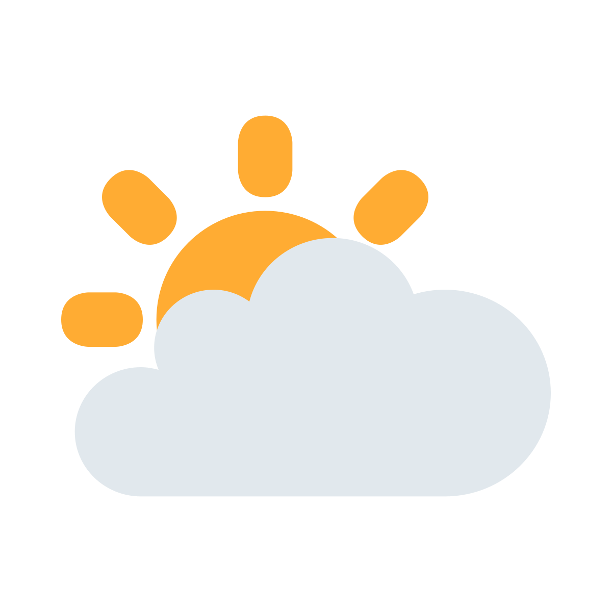 🌥️ Sun Behind Large Cloud Emoji - What Emoji 🧐
